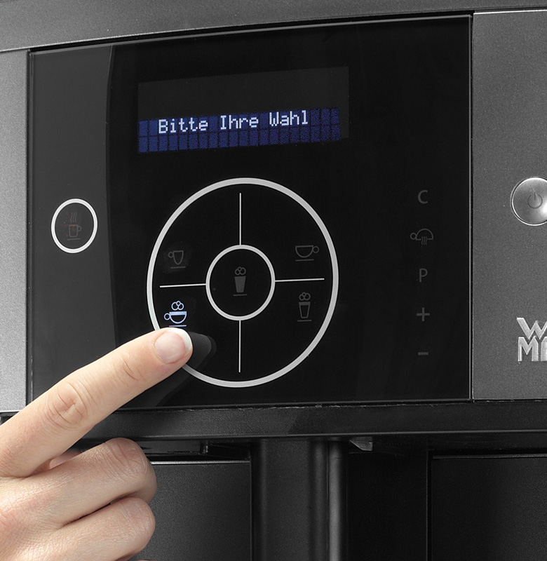 Technik zu Hause: Praxistest: WMF 900 Kaffeevollautomat sensor titan